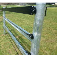 Galvanised Steel Round Strainer Post 100NB 3m - Includes Cap - Duncan ...